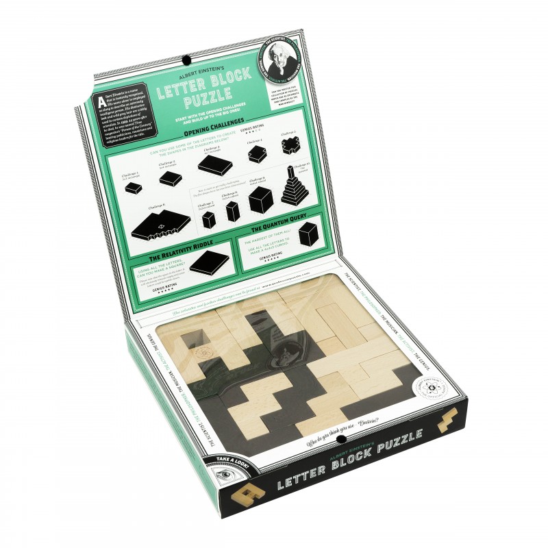 Letter Block Puzzle - The Einstein Collection - Professor Puzzle | Romania
